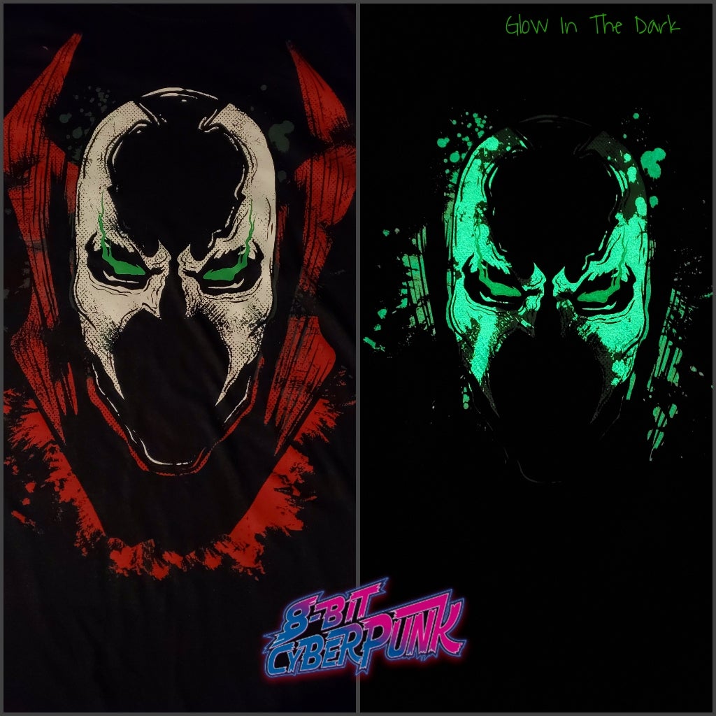 Spawn Glow in the Dark (Mujer) – 8-Bit Cyberpunk